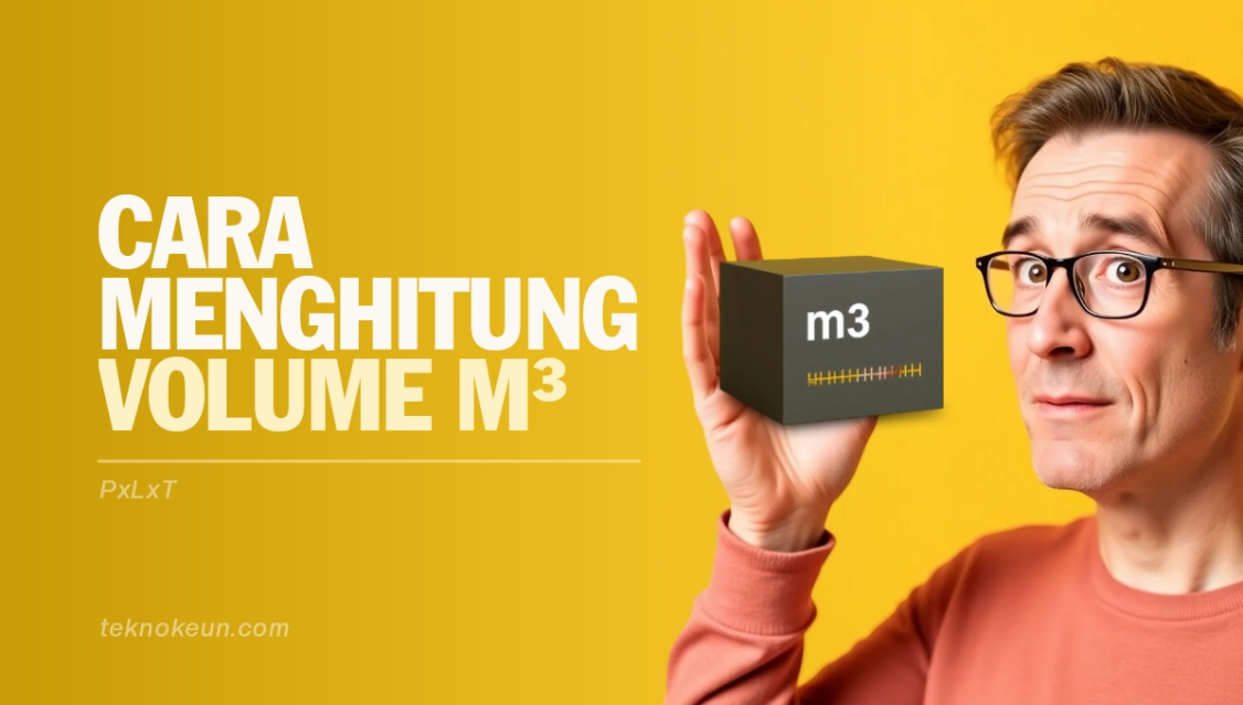 Cara Menghitung Volume M3 - Teknokeun.com