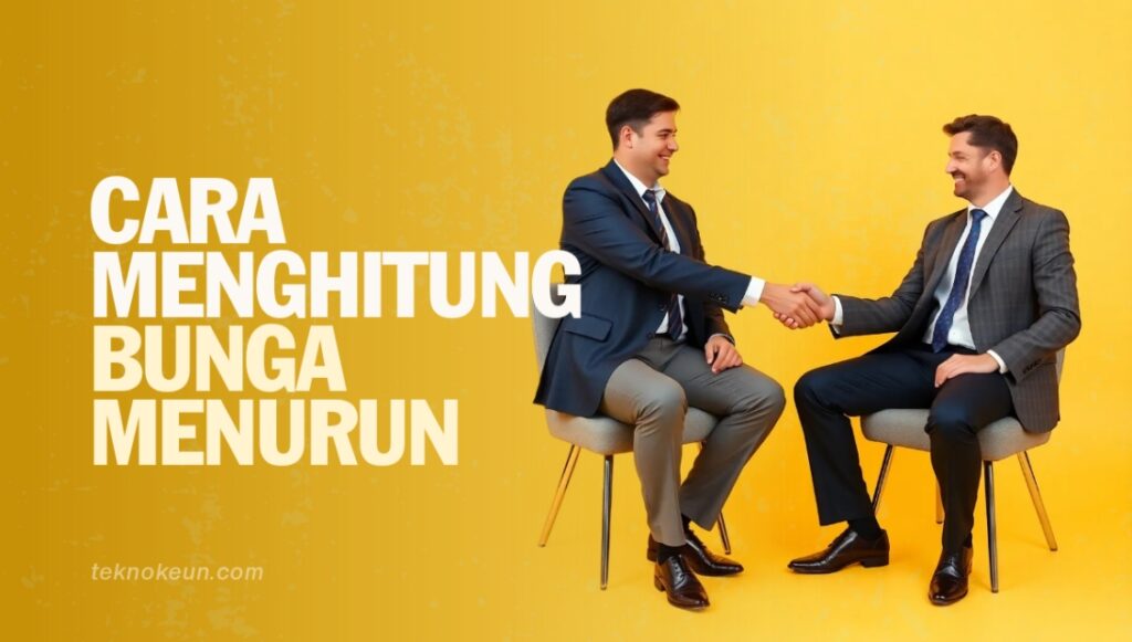 Cara Menghitung Bunga Menurun – Teknokeun.com